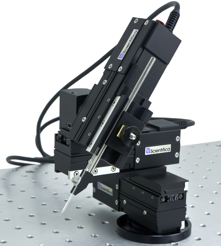 Scientifica IVM Mini Triple micromanipulator Technical Data